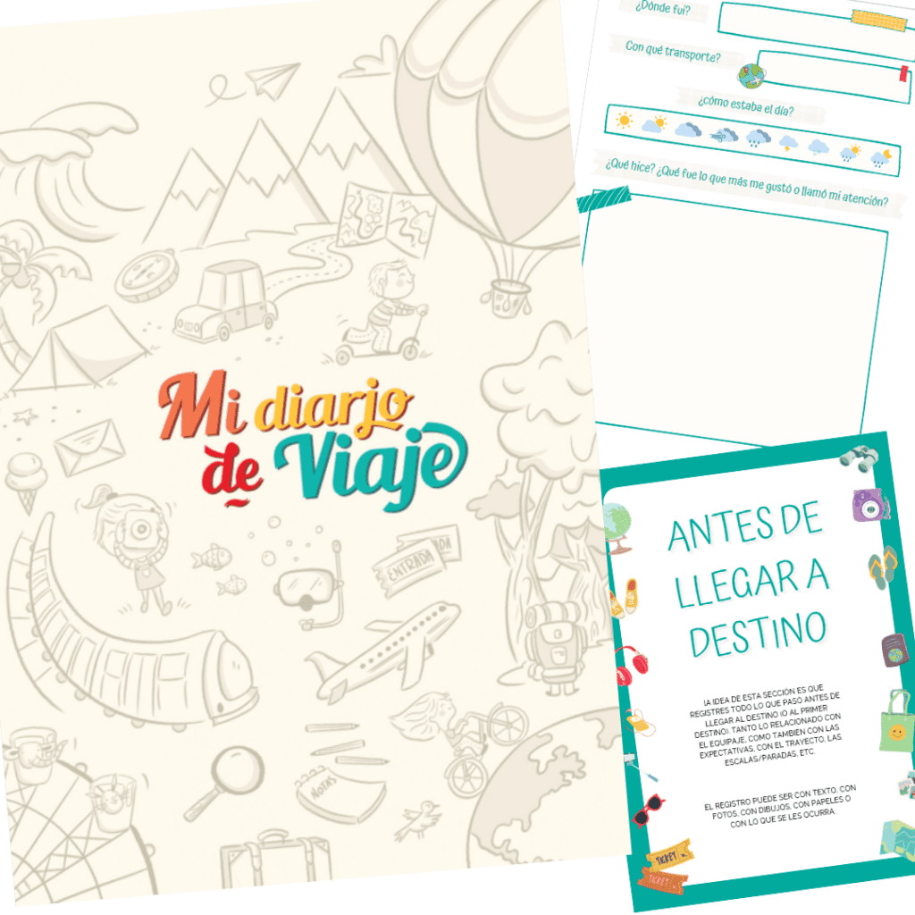 DIARIO de VIAJE para NIÑOS y NIÑAS (libro en pdf) - Viaja Jugando